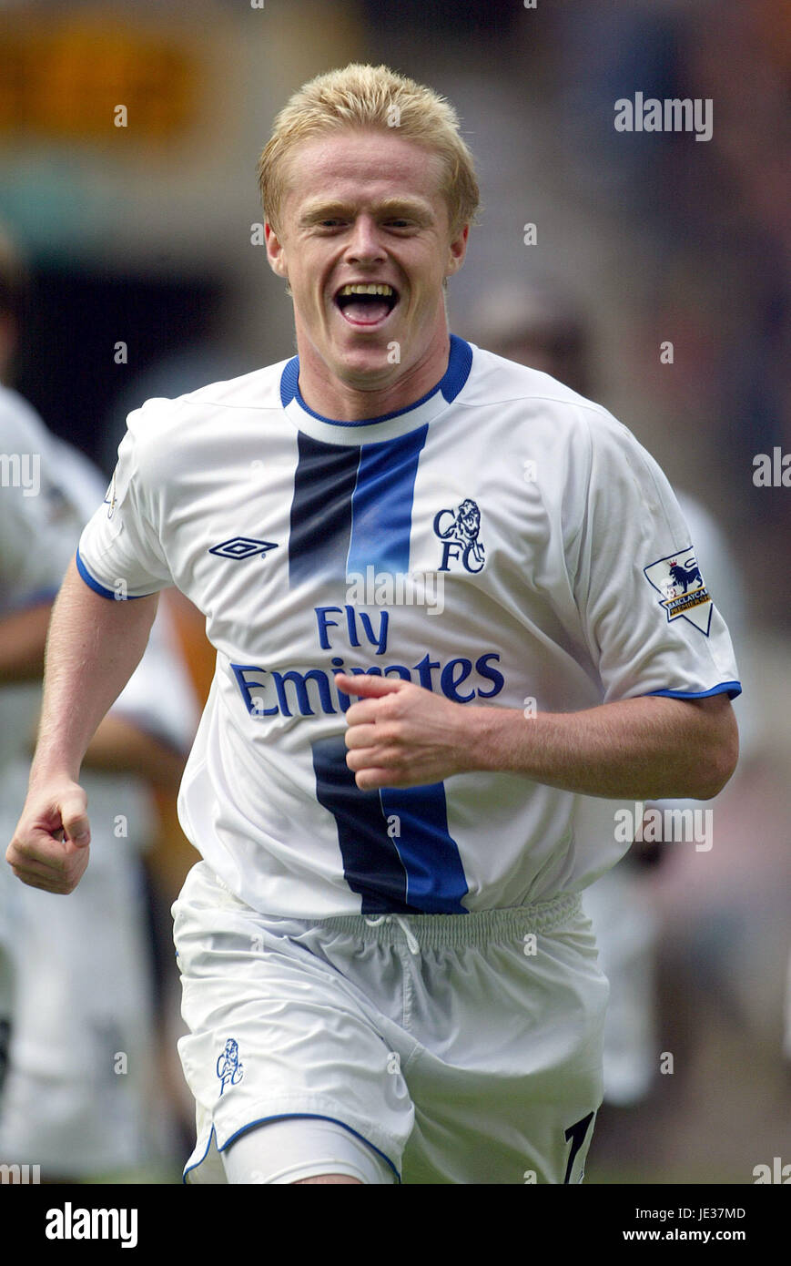 DAMIEN DUFF CHELSEA FC MOLINEUX WOLVERHAMPTON ENGLAND 20 September 2003 ...
