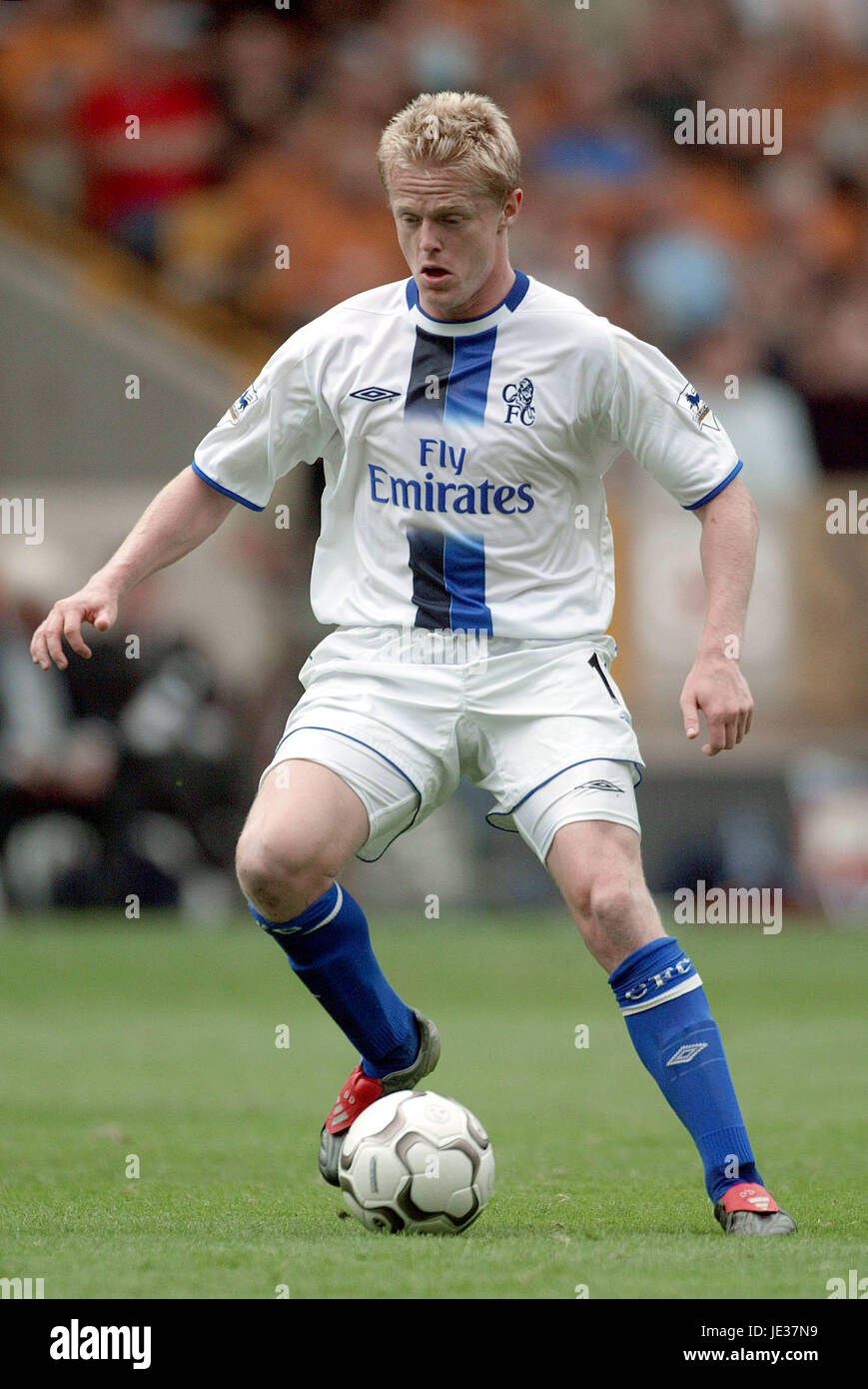 DAMIEN DUFF CHELSEA FC MOLINEUX WOLVERHAMPTON ENGLAND 20 September 2003 ...