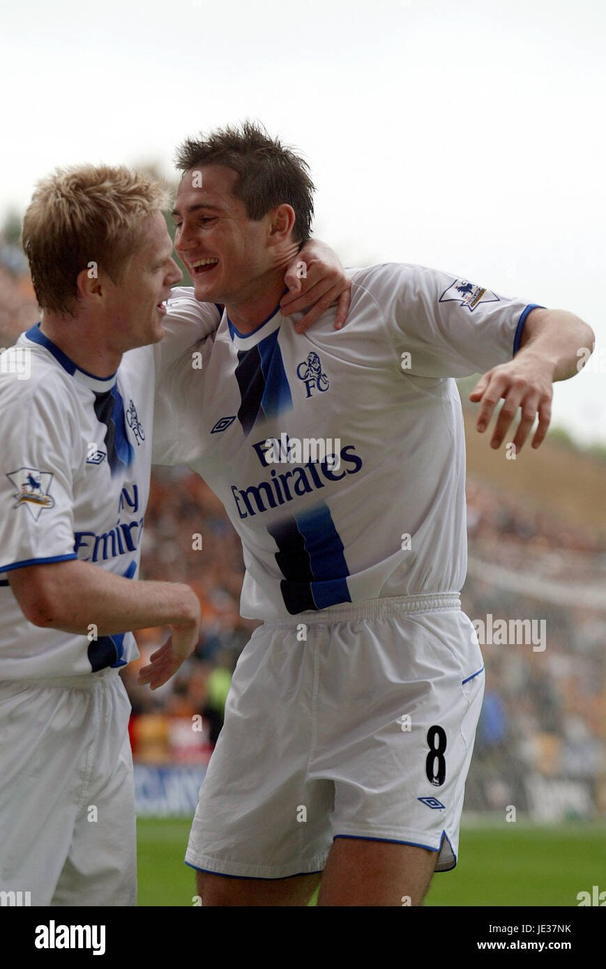 FRANK LAMPARD & DAMIEN DUFF CHELSEA FC MOLINEUX WOLVERHAMPTON ENGLAND ...