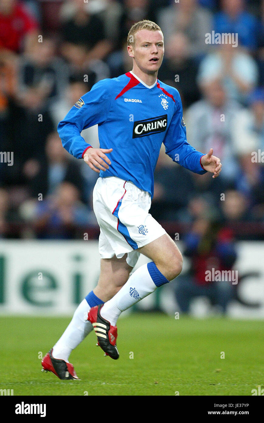 MICHAEL BALL GLASGOW RANGERS FC TYNECASTLE STADIUM EDINBURGH 21 ...