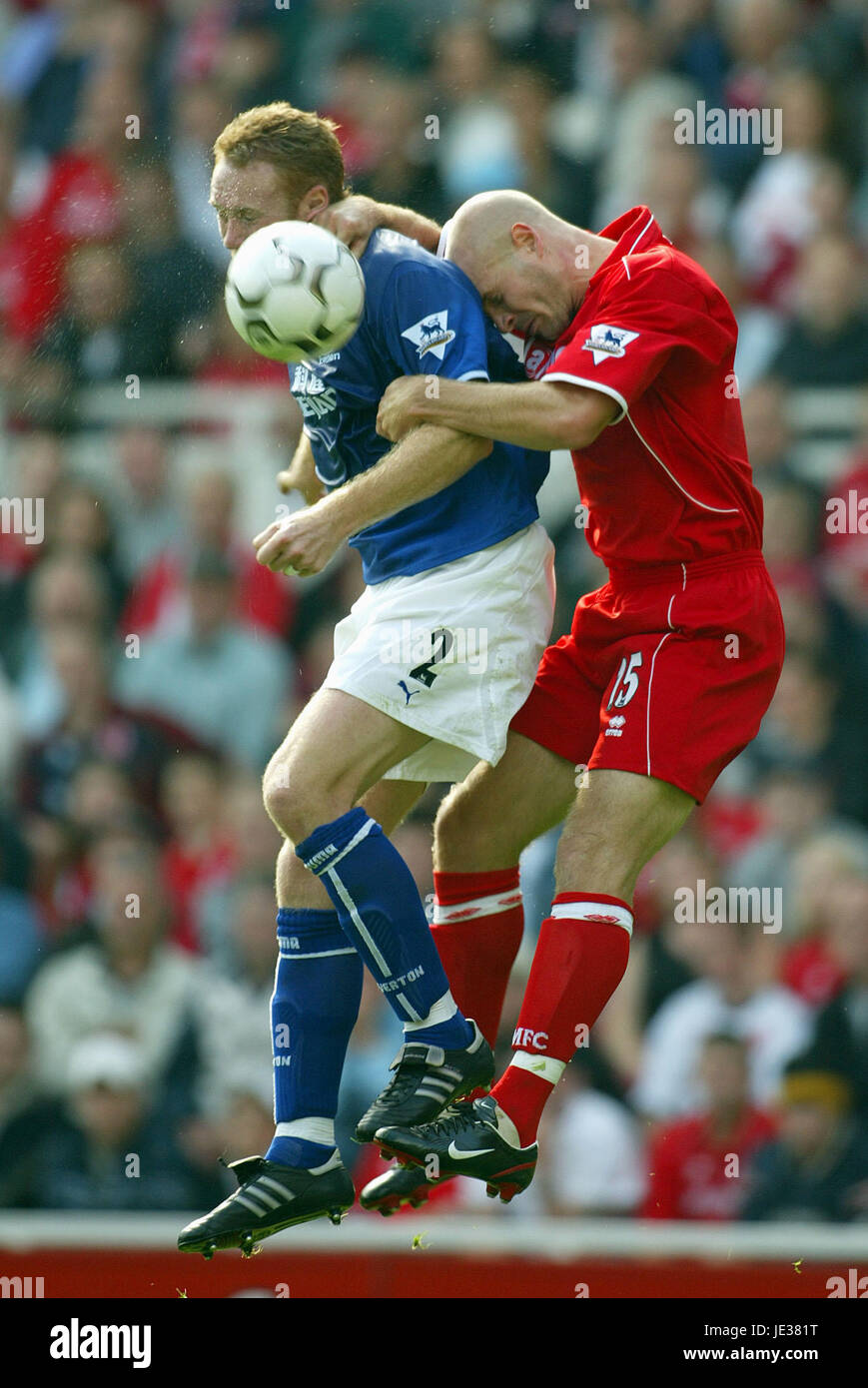 STEVE WATSON & DANNY MILLS MIDDLESBROUGH V EVERTON RIVERSIDE STADIUM ...