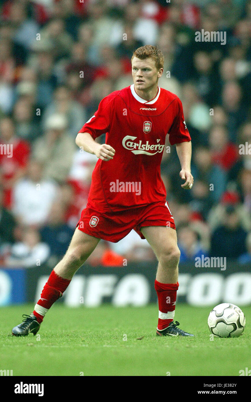 JOHN ARNE RIISE LIVERPOOL FC ANFIELD LIVERPOOL ENGLAND 20 September ...