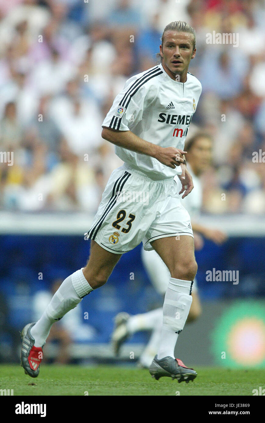 DAVID BECKHAM REAL MADRID CF SANTIAGO BERNABEU MADRID 13 September 2003 ...