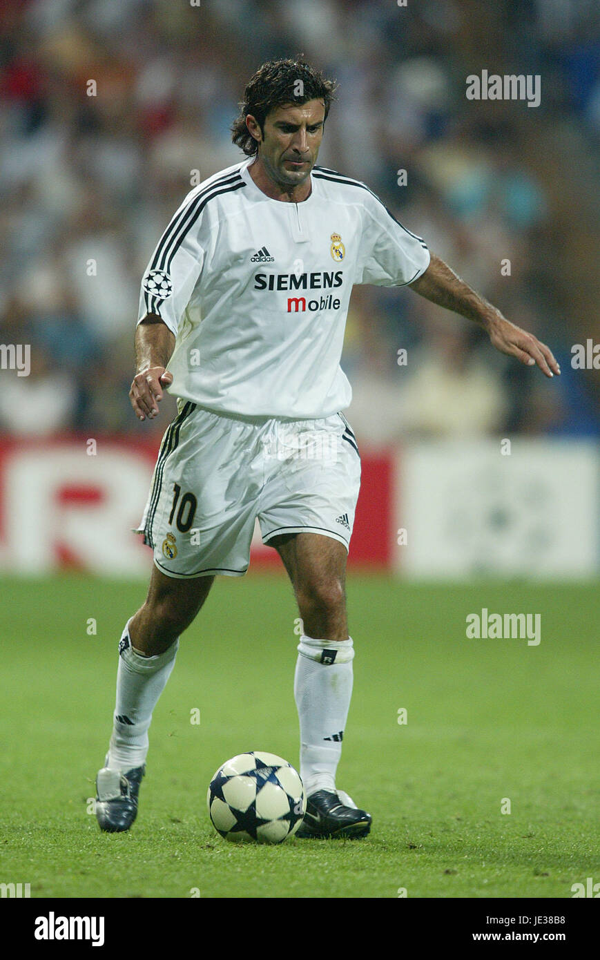 LUIS FIGO REAL MADRID CF SANTIAGO BERNABEU MADRID SPAIN 16 September ...