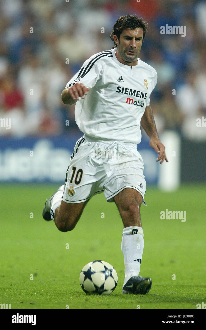 LUIS FIGO REAL MADRID CF SANTIAGO BERNABEU MADRID SPAIN 16 September ...