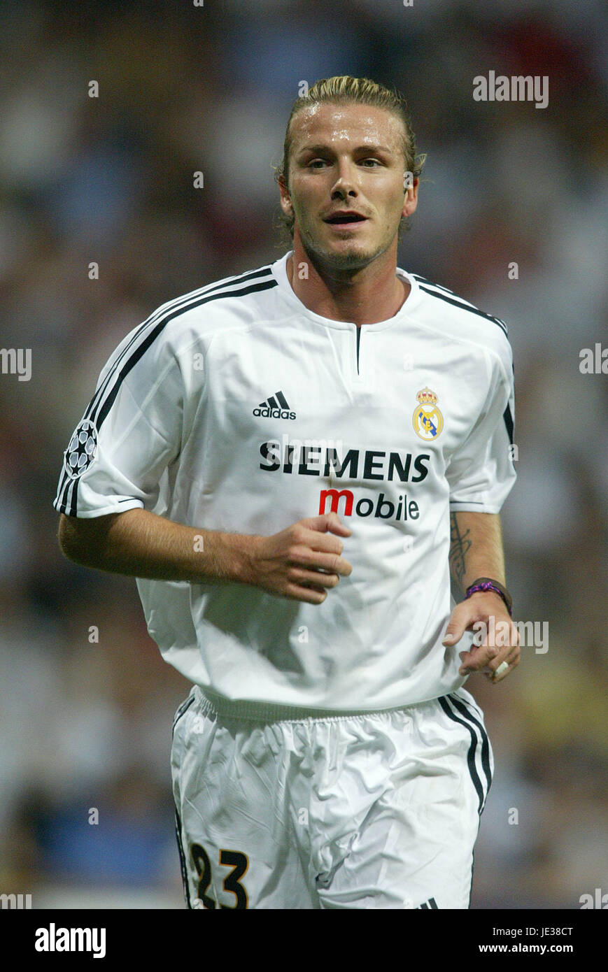 DAVID BECKHAM REAL MADRID CF SANTIAGO BERNABEU MADRID SPAIN 16 ...