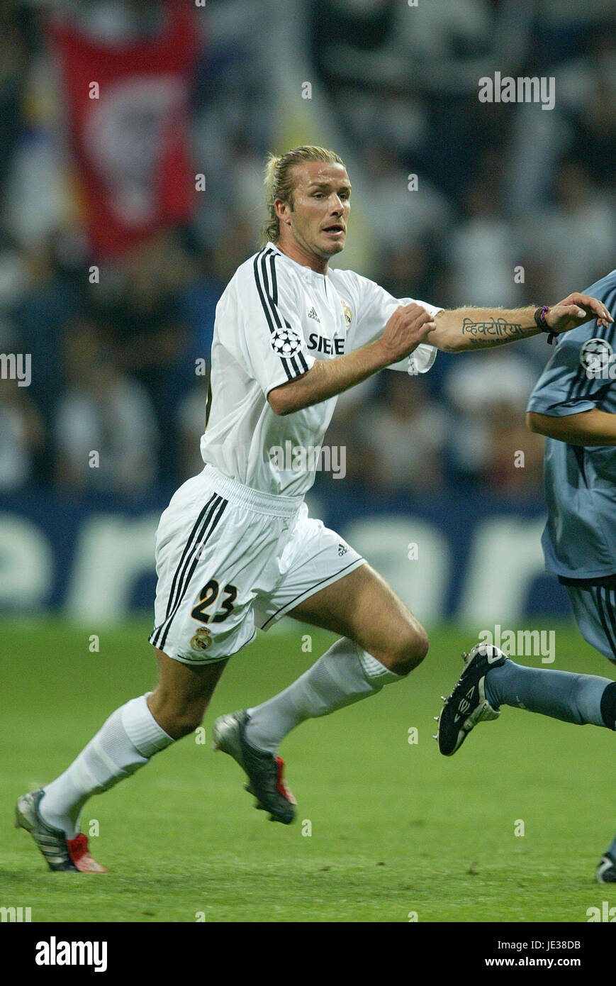 DAVID BECKHAM REAL MADRID CF SANTIAGO BERNABEU MADRID SPAIN 16 ...