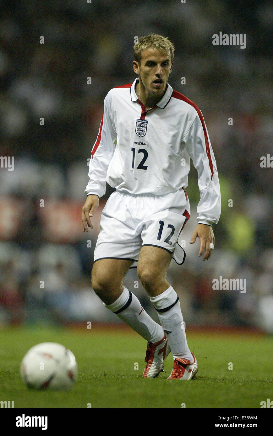 PHILIP NEVILLE ENGLAND & MANCHESTER UNITED FC OLD TRAFFORD MANCHESTER ...