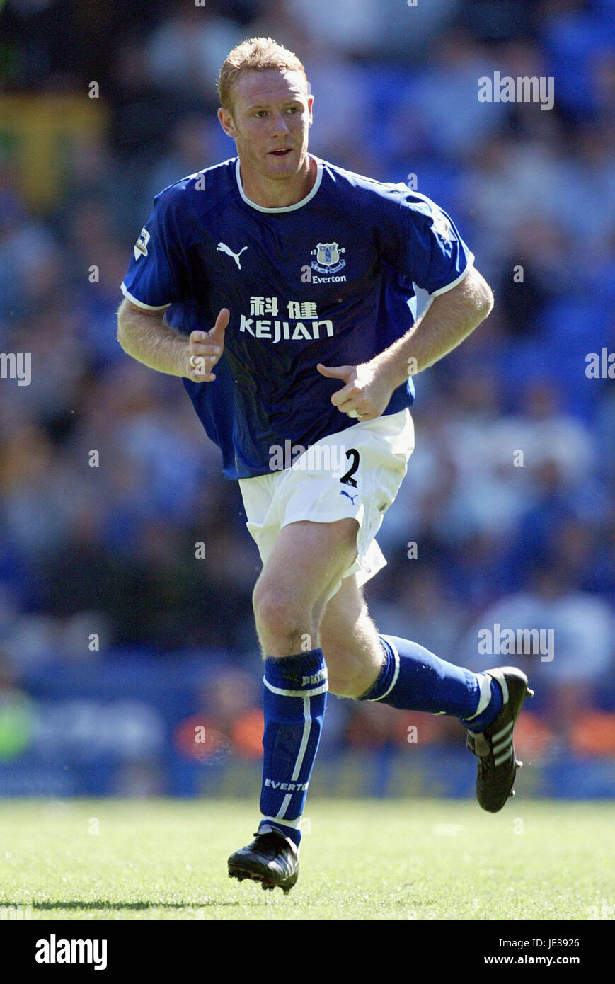 STEVE WATSON EVERTON FC GOODISON PARK LIVERPOOL ENGLAND 30 August 2003 ...