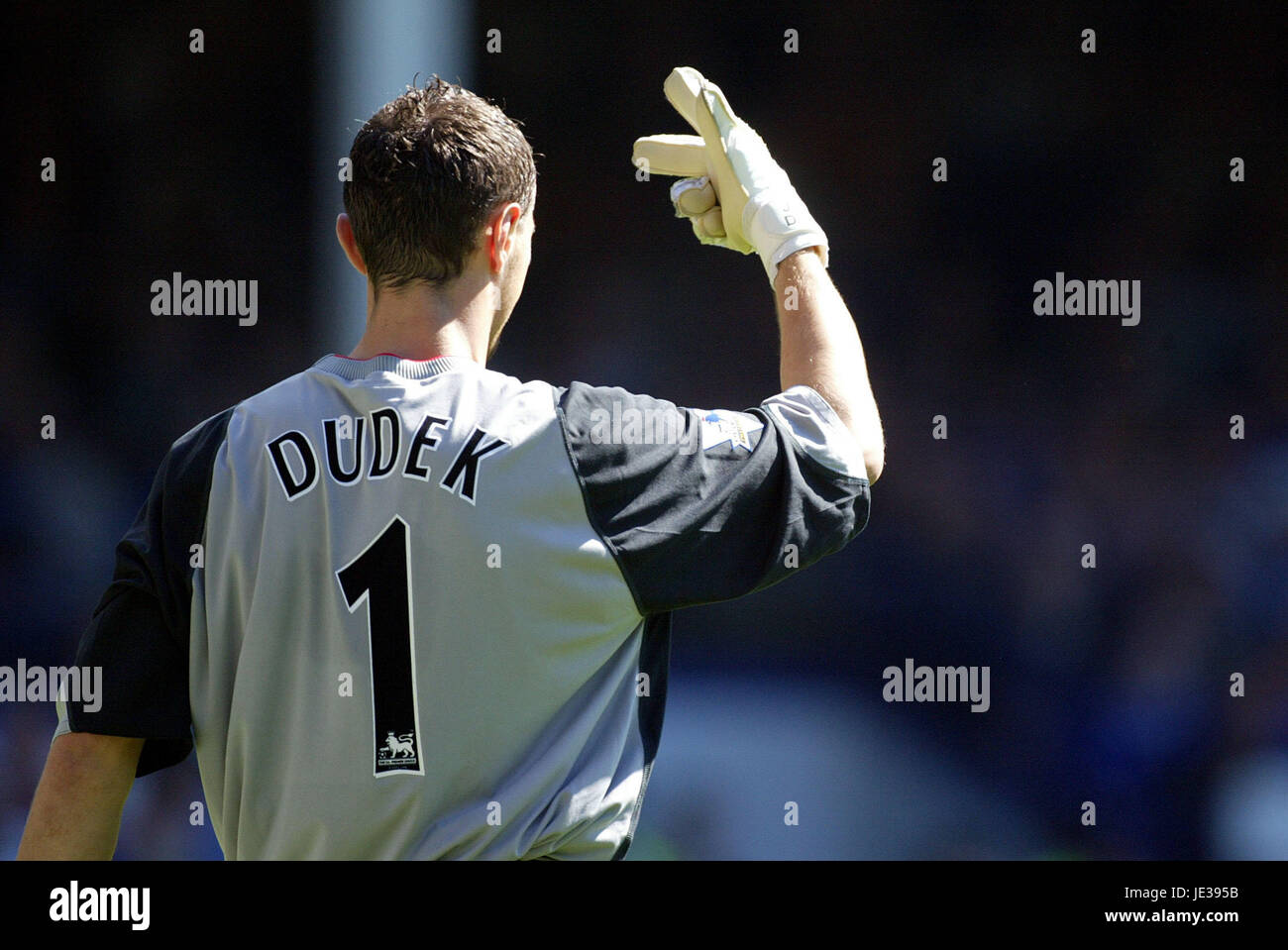 JERZY DUDEK LIVERPOOL FC GOODISON PARK LIVERPOOL ENGLAND 30 August 2003 ...