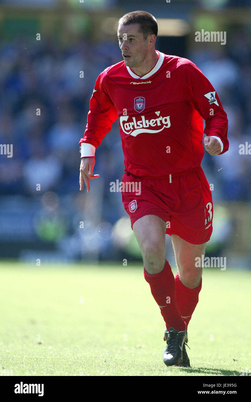 JAMIE CARRAGHER LIVERPOOL FC GOODISON PARK LIVERPOOL ENGLAND 30 August ...
