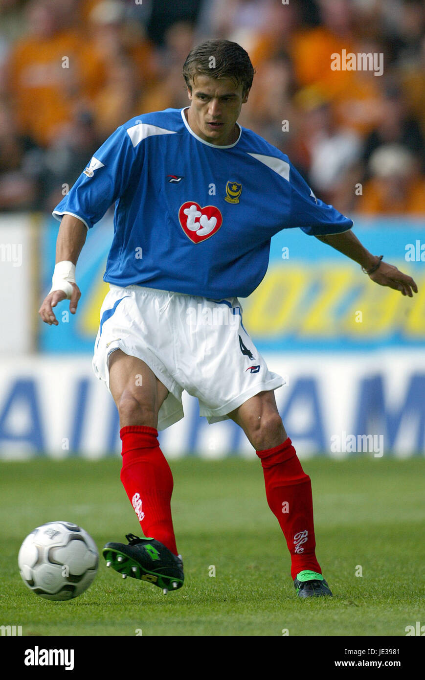 BORIS ZIVKOVIC PORTSMOUTH FC MOLINEUX WOLVERHAMPTON ENGLAND 30 August ...