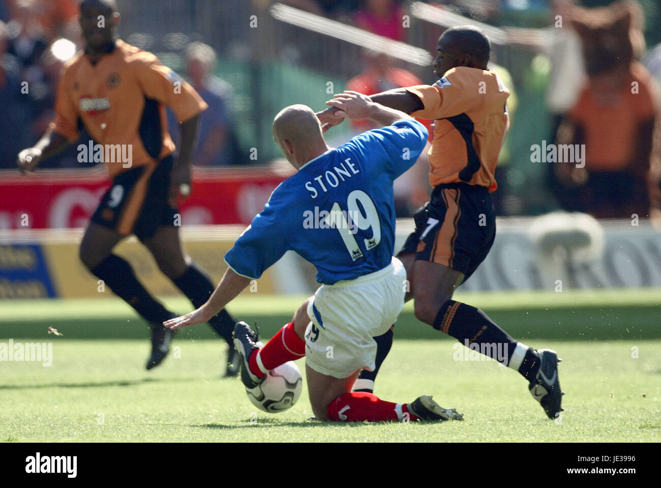 STEVE STONE & SHAUN NEWTON WOLVES V PORTSMOUTH FC MOLINEUX ...