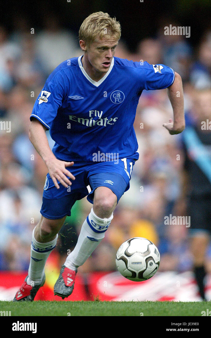 DAMIEN DUFF CHELSEA FC STAMFORD BRIDGE CHELSEA LONDON ENGLAND 23 August ...