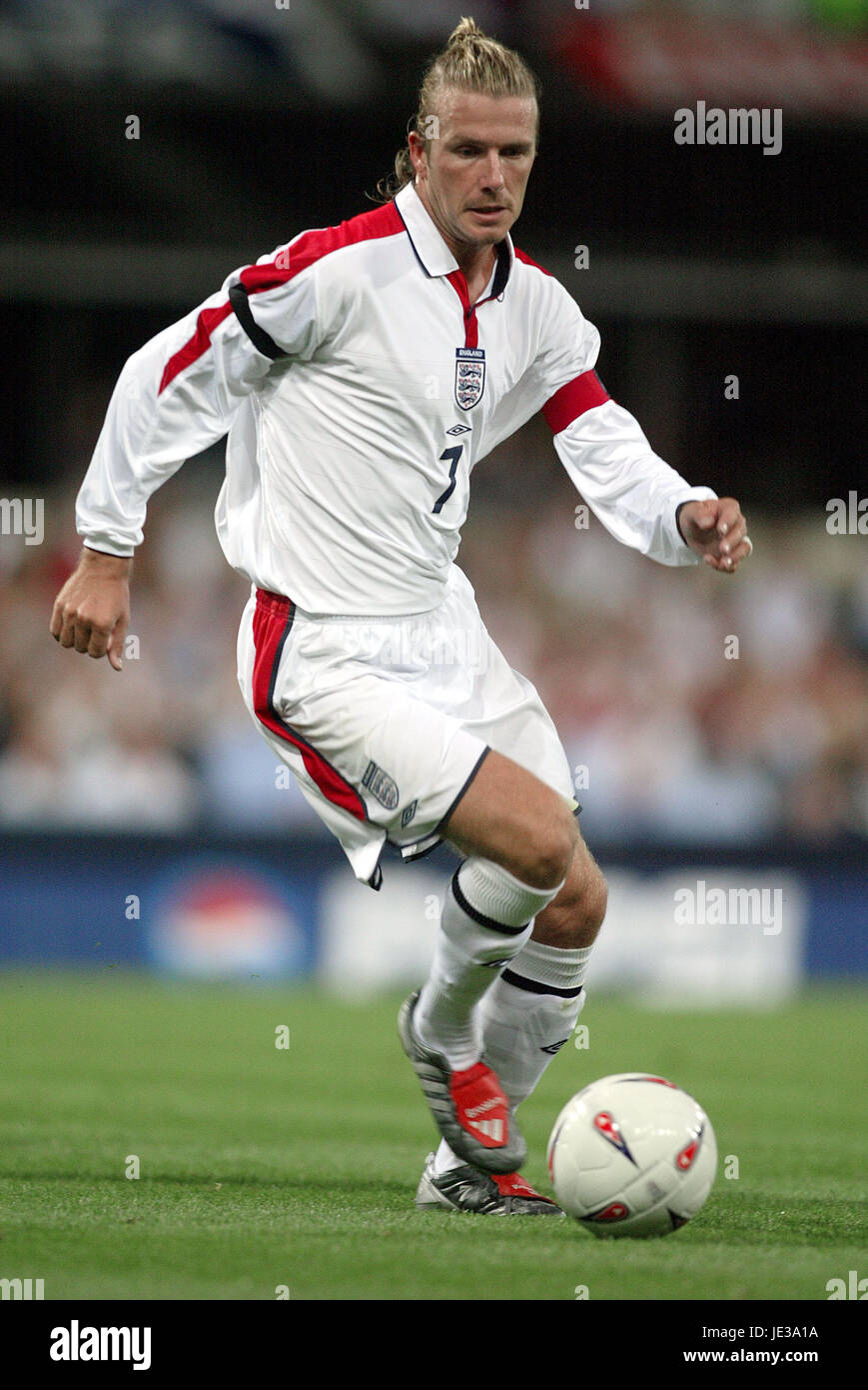 DAVID BECKHAM ENGLAND & REAL MADRID CF PORTMAN ROAD IPSWICH 20 August ...