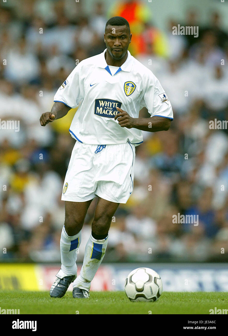 LUCAS RADEBE LEEDS UNITED FC ELLAND ROAD LEEDS ENGLAND 17 August 2003 ...