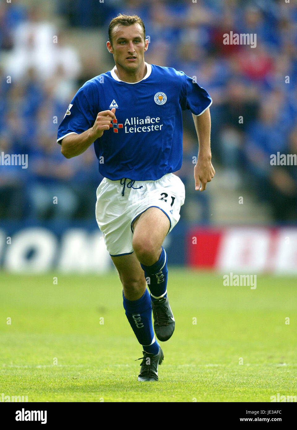 RICCARDO SCIMECA LEICESTER CITY FC WALKERS STADIUM LEICESTER ENGLAND 16 ...