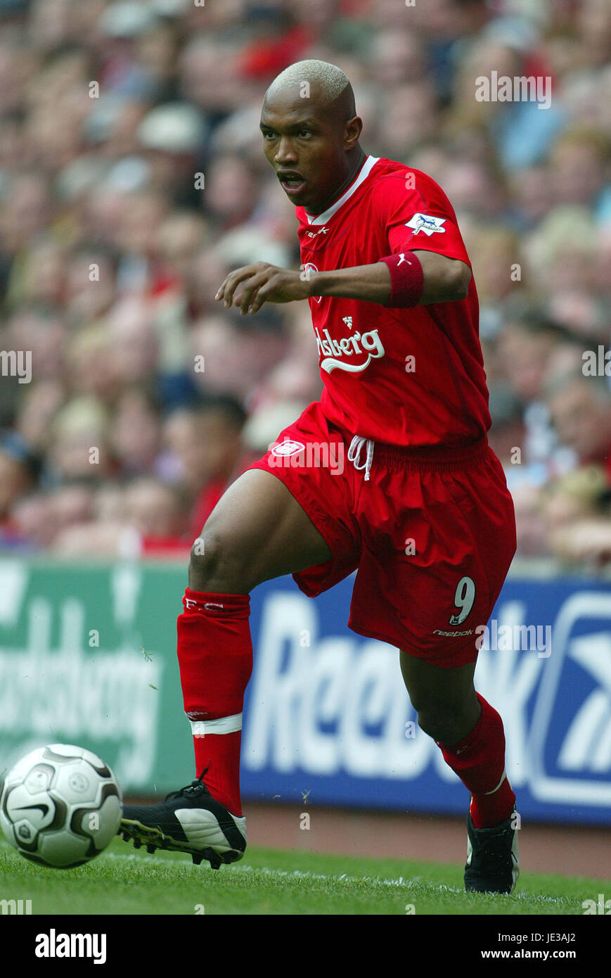 EL HADJI DIOUF LIVERPOOL FC ANFIELD LIVERPOOL ENGLAND 17 August 2003 ...