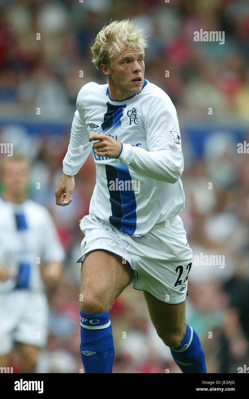JESPER GRONKJAER CHELSEA FC ANFIELD LIVERPOOL ENGLAND 17 August 2003 ...