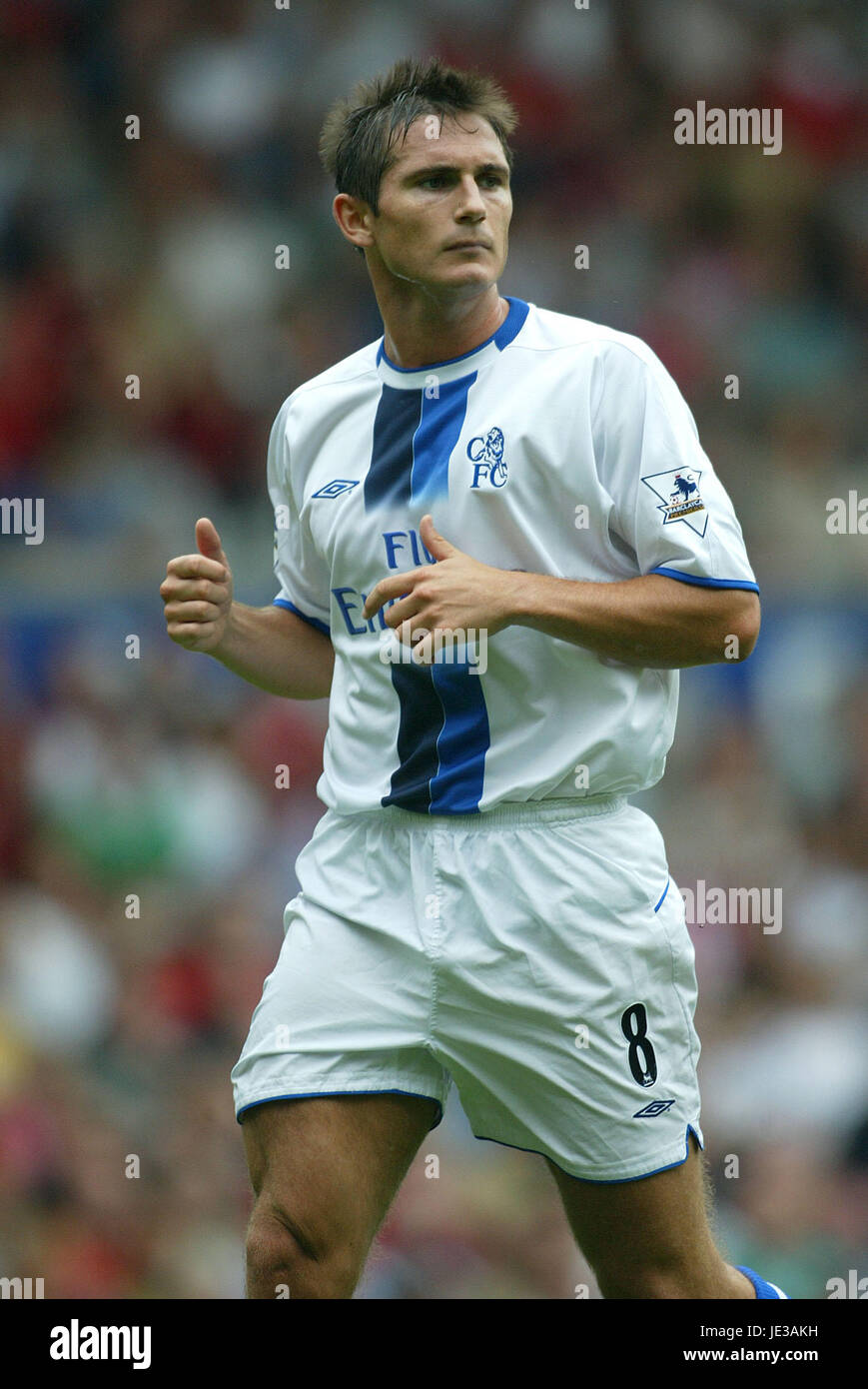 FRANK LAMPARD CHELSEA FC ANFIELD LIVERPOOL ENGLAND 17 August 2003 Stock ...