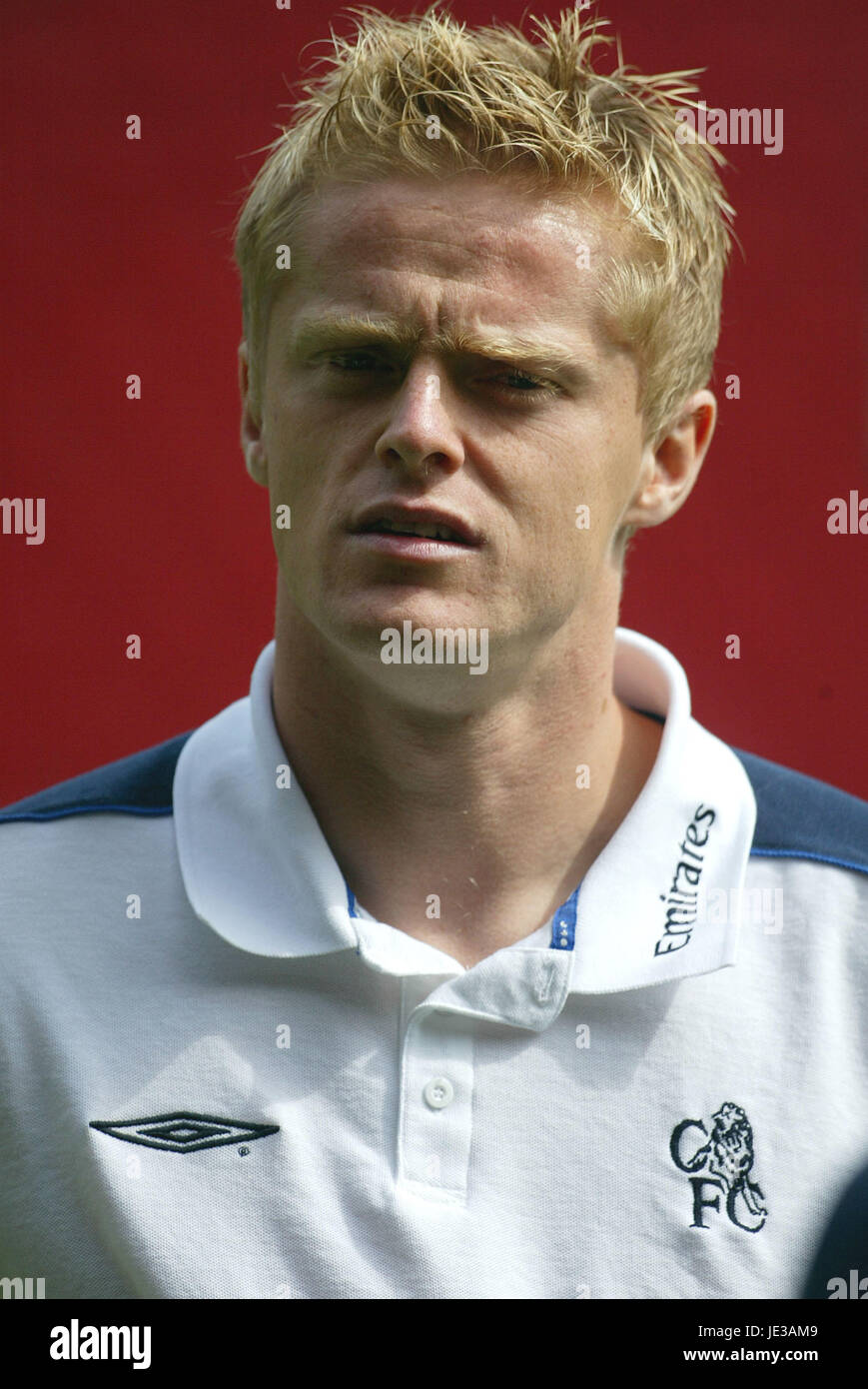 DAMIEN DUFF CHELSEA FC ANFIELD LIVERPOOL ENGLAND 17 August 2003 Stock ...