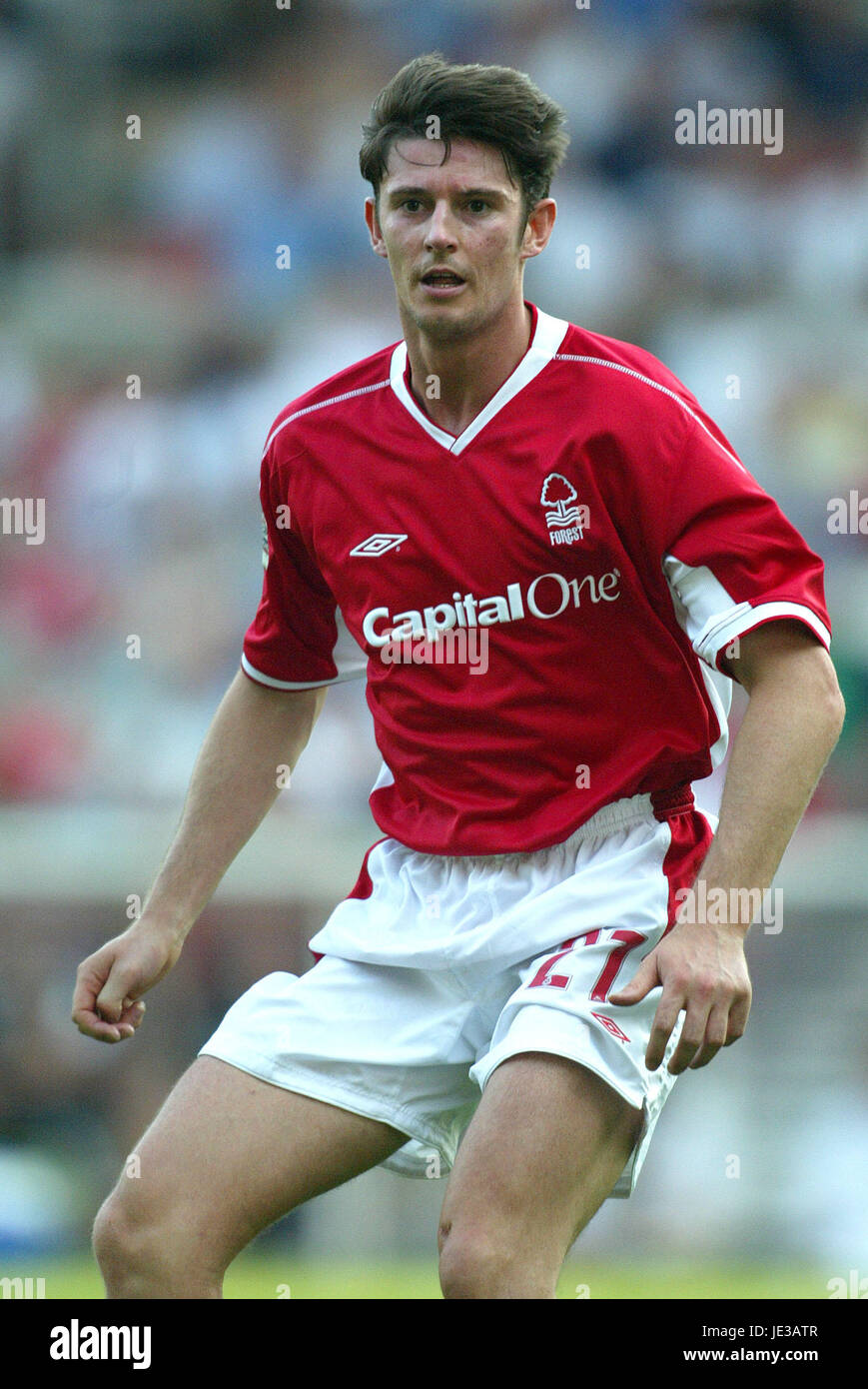 DANNY SONNER NOTTINGHAM FOREST FC CITY GROUND NOTTINGHAM ENGLAND 09 ...