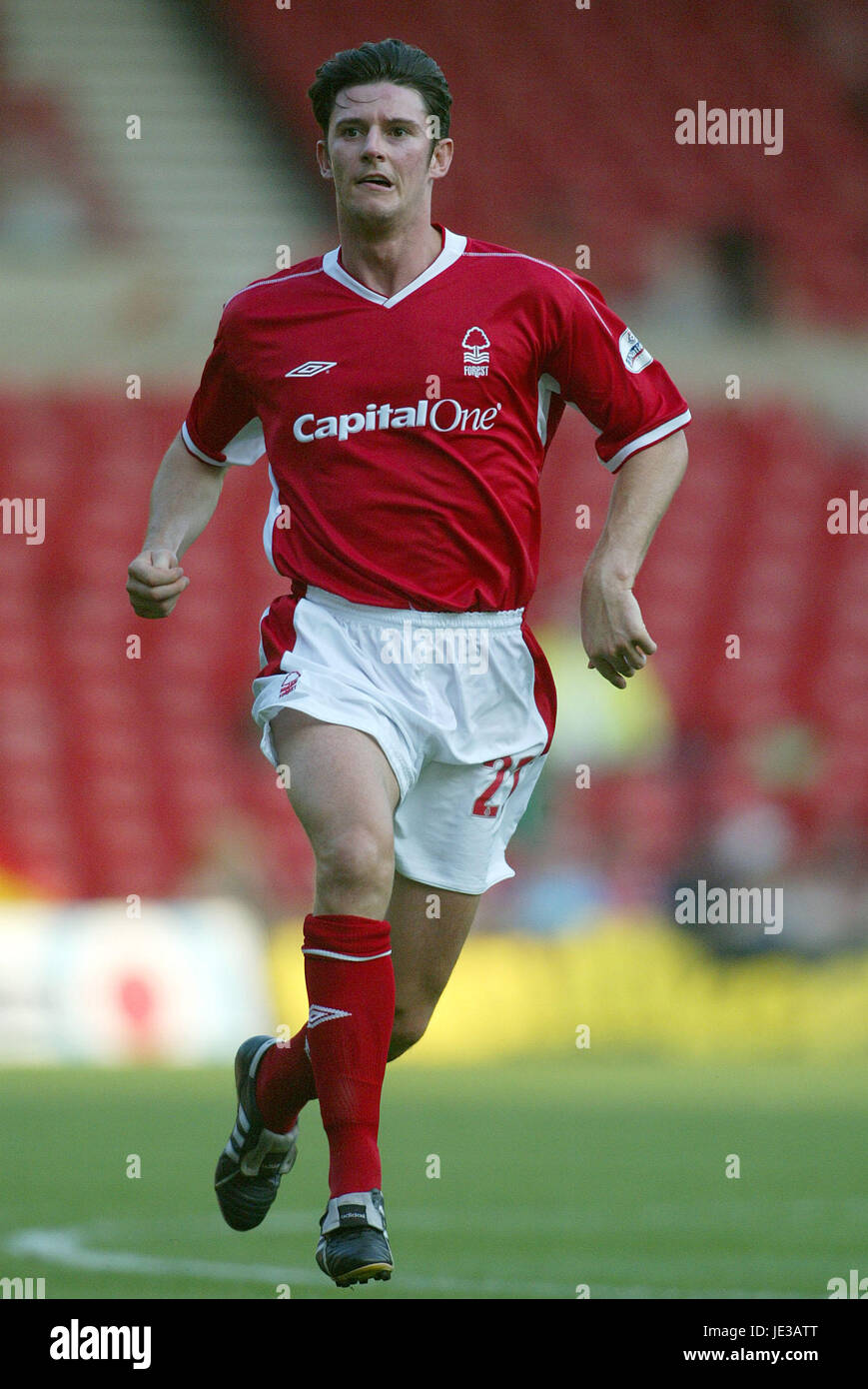 DANNY SONNER NOTTINGHAM FOREST FC CITY GROUND NOTTINGHAM ENGLAND 09 ...