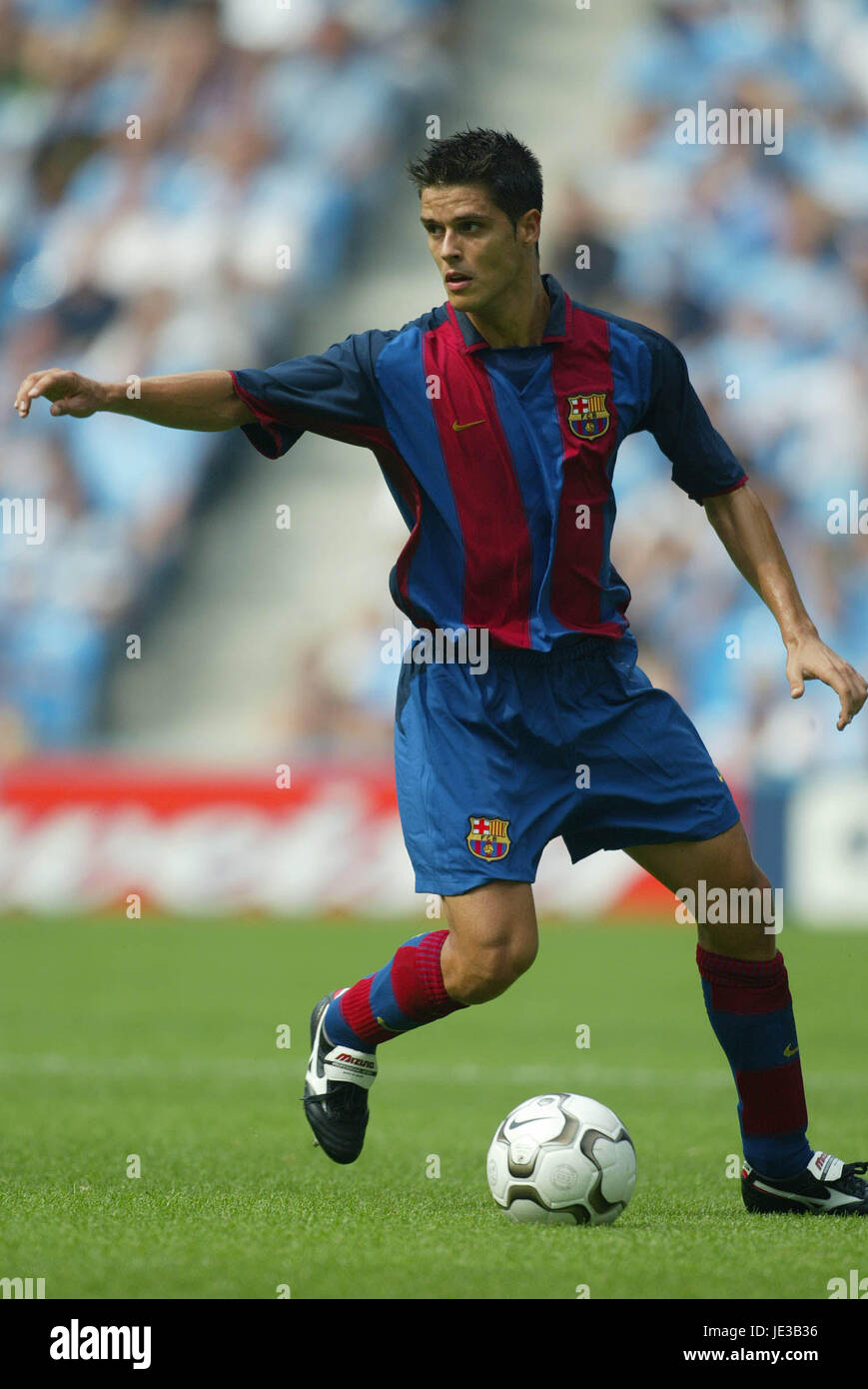 OSCAR LOPEZ FC BARCELONA CITY OF MANCHESTER STADIUM MANCHESTER ENGLAND ...