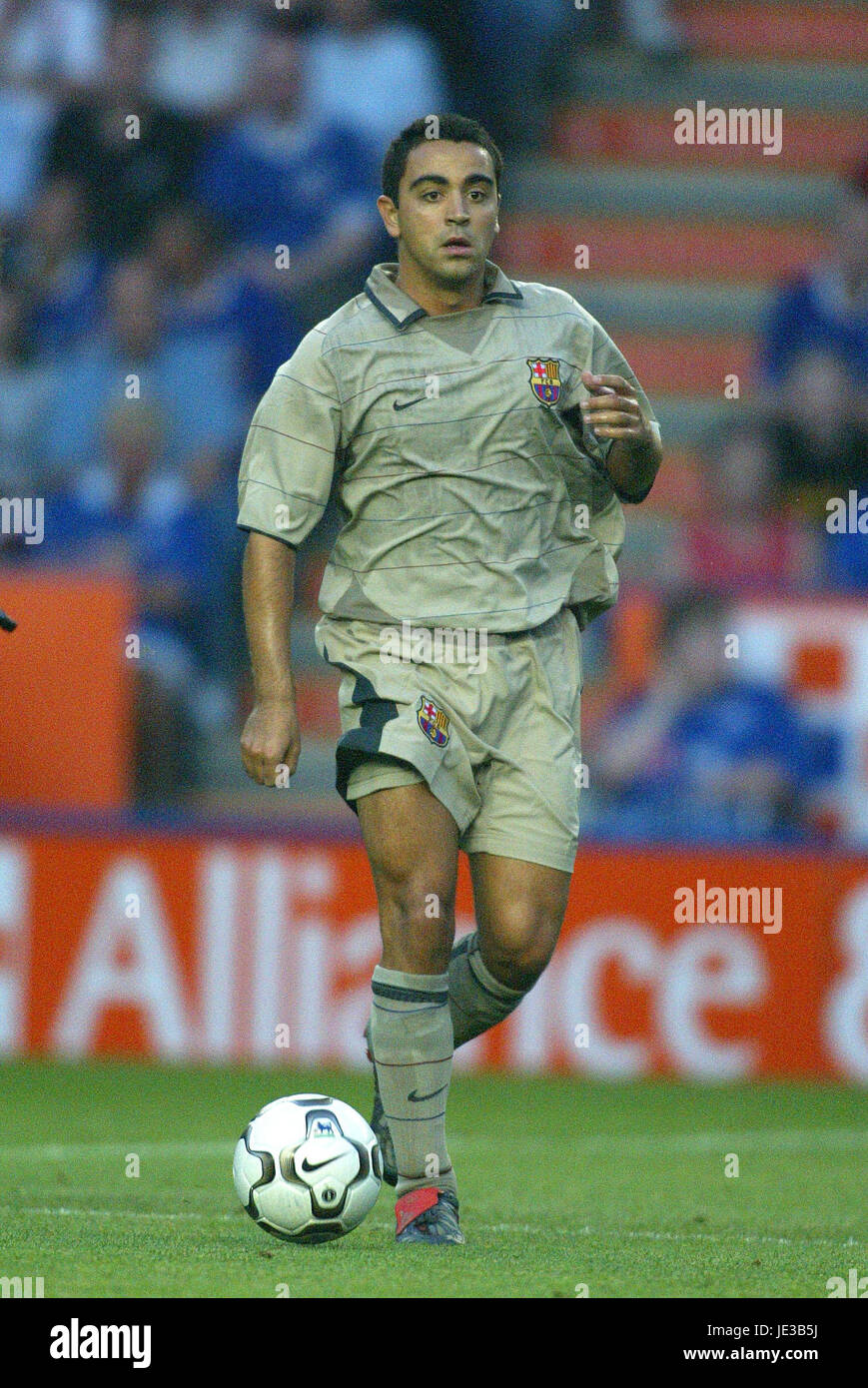 XAVI FC BARCELONA WALKERS STADIUM LEICESTER ENGLAND 08 August 2003 ...