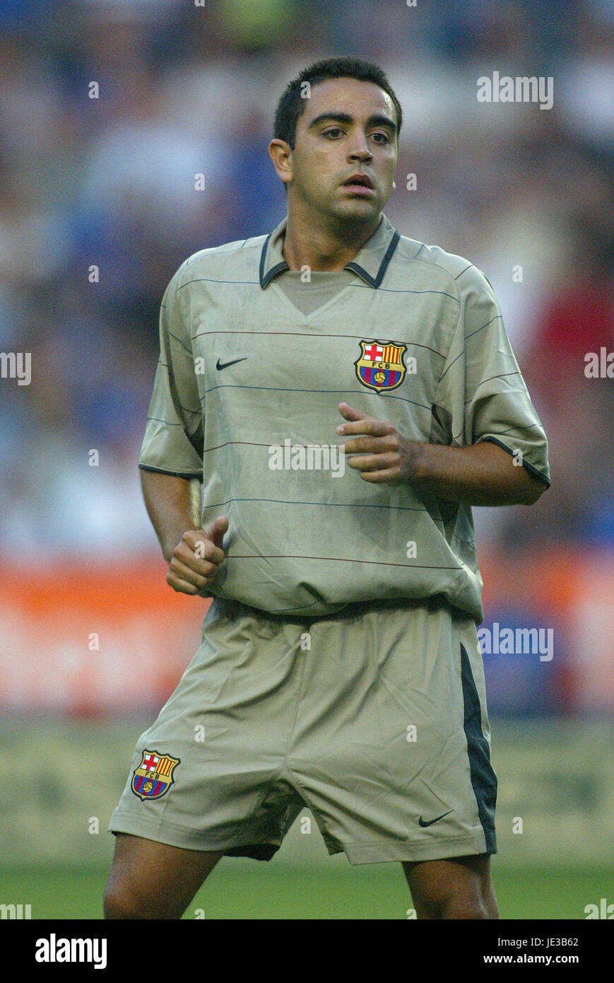 XAVI FC BARCELONA WALKERS STADIUM LEICESTER ENGLAND 08 August 2003 ...