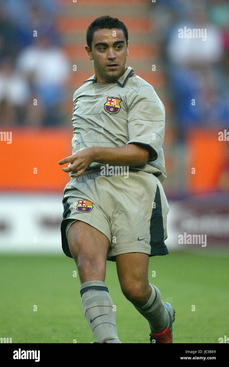 XAVI FC BARCELONA WALKERS STADIUM LEICESTER ENGLAND 08 August 2003 ...