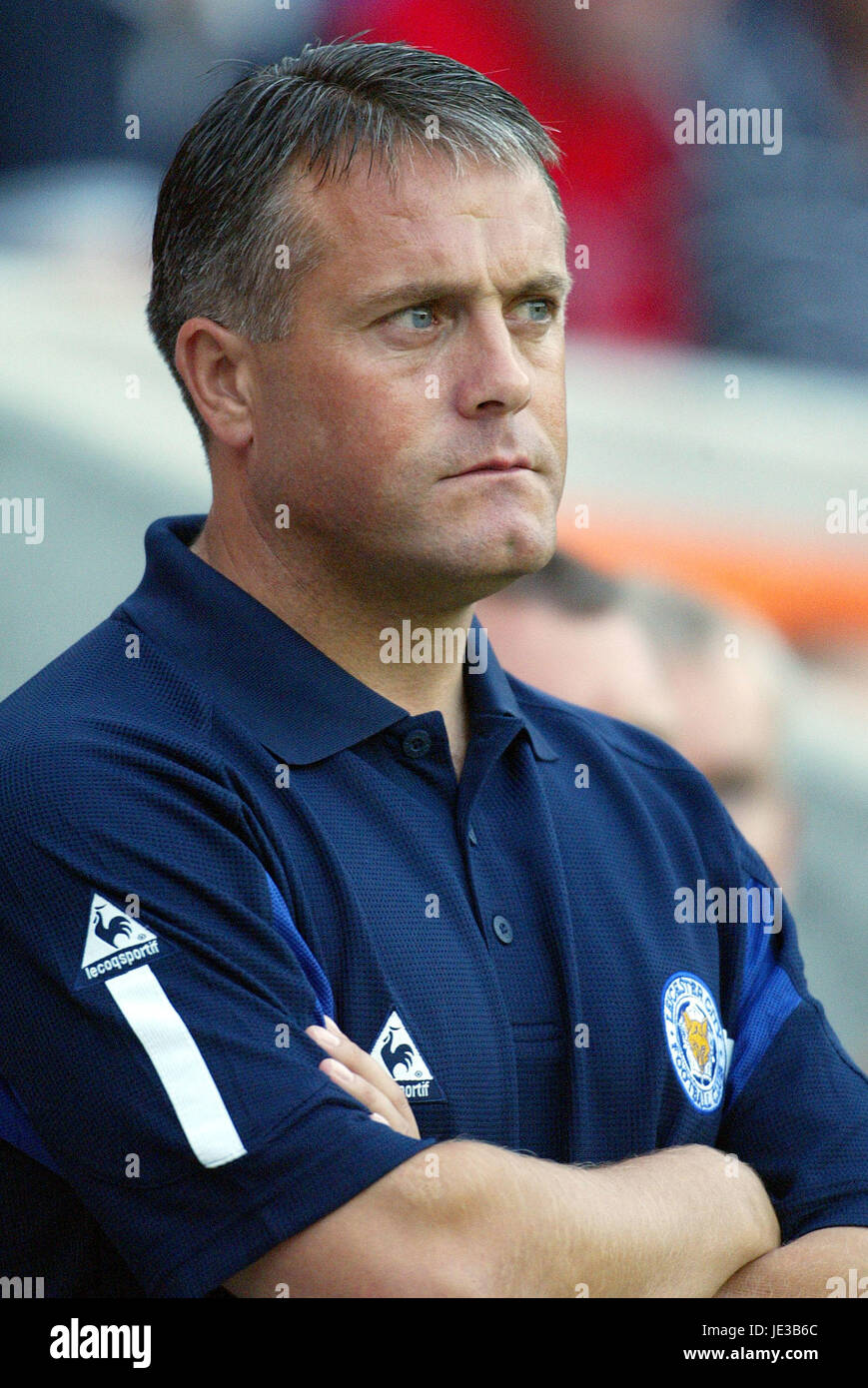 MICKEY ADAMS LEICESTER CITY MANAGER WALKERS STADIUM LEICESTER ENGLAND ...