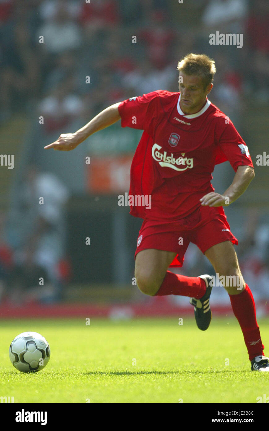 IGOR BISCAN LIVERPOOL FC ANFIELD LIVERPOOL ENGLAND 09 August 2003 Stock ...