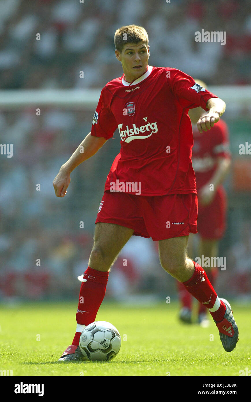 STEVEN GERRARD LIVERPOOL FC ANFIELD LIVERPOOL ENGLAND 09 August 2003 ...