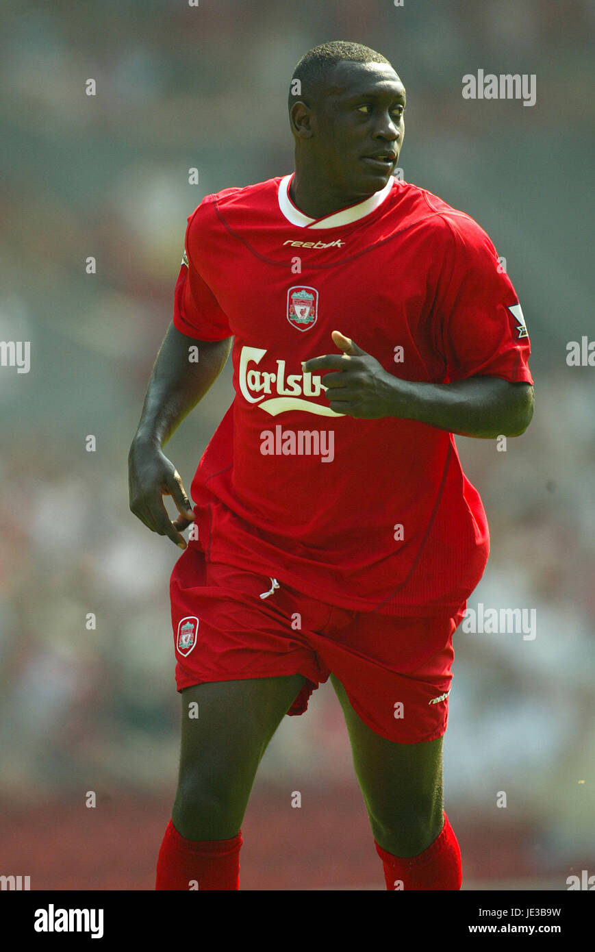 EMILE HESKEY LIVERPOOL FC ANFIELD LIVERPOOL ENGLAND 09 August 2003 ...