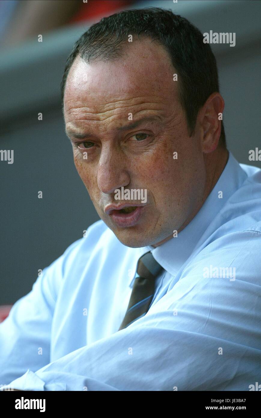 Rafa benitez valencia coach anfield hi-res stock photography and images ...
