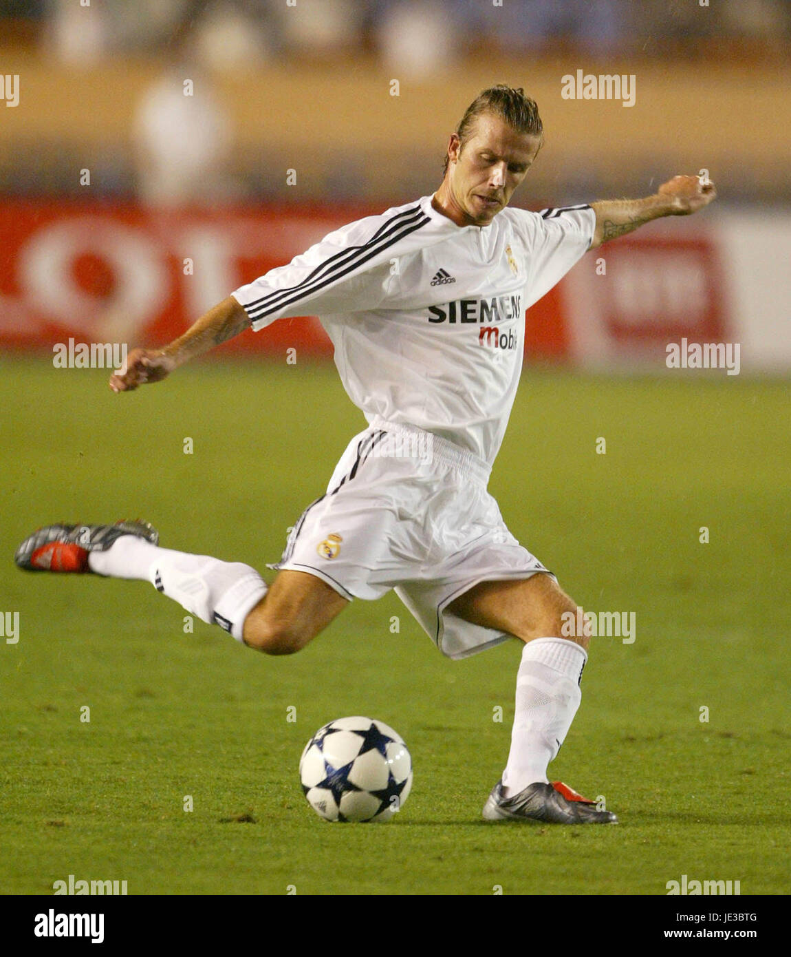 DAVID BECKHAM REAL MADRID FC TOKYO JAPAN 05 August 2003 Stock Photo - Alamy