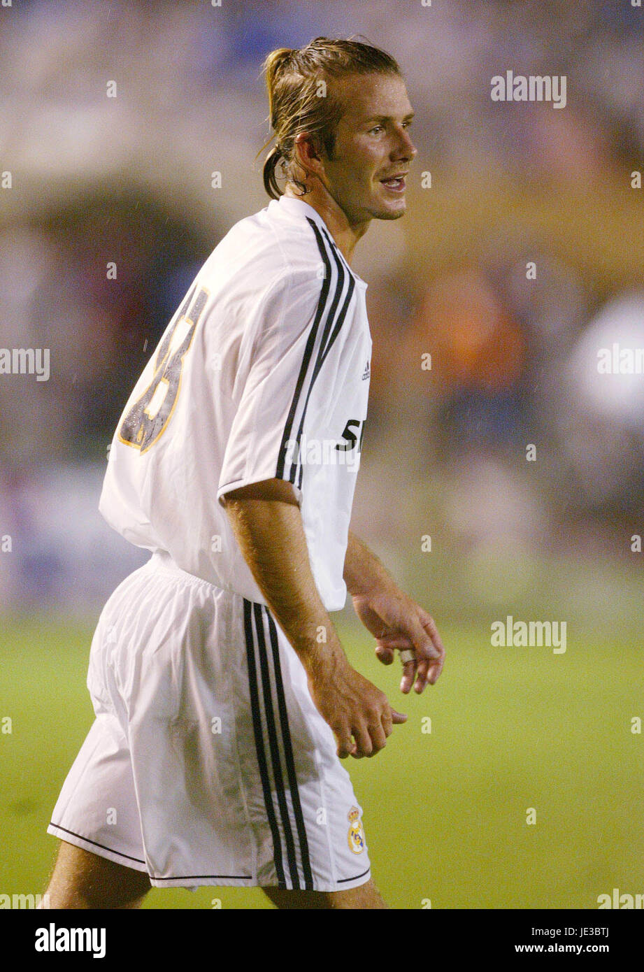 DAVID BECKHAM REAL MADRID FC TOKYO JAPAN 05 August 2003 Stock Photo - Alamy