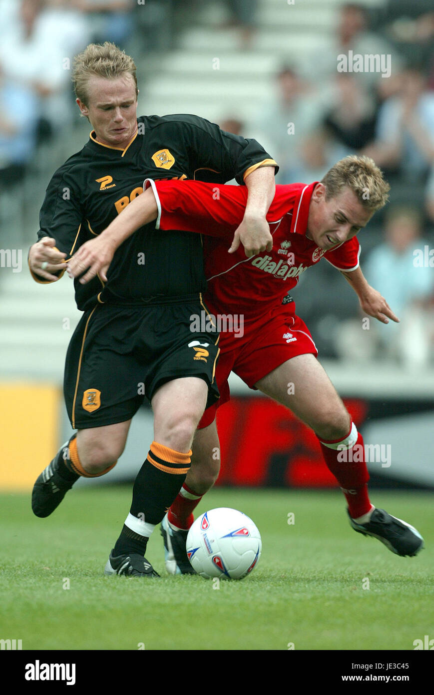 LUKE WILKSHIRE & DEAN KEATES HULL CITY V MIDDLESBROUGH FC KC STADIUM ...