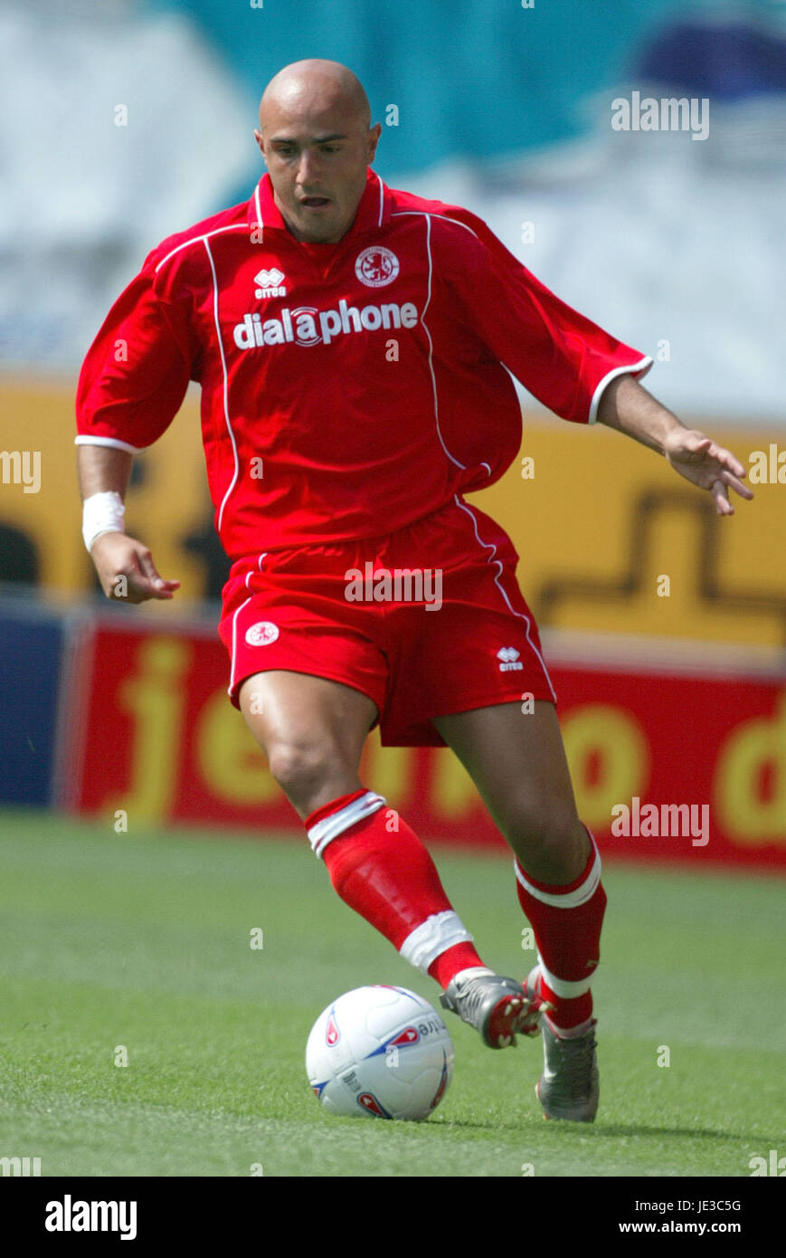 MASSIMO MACCARONE MIDDLESBROUGH FC KC STADIUM HULL ENGLAND 26 July 2003 ...