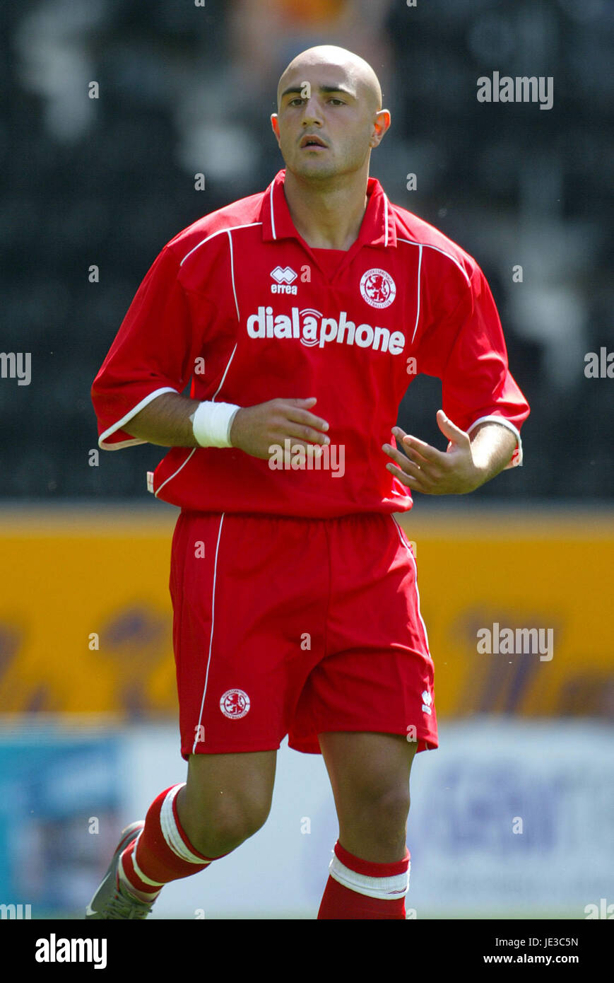 MASSIMO MACCARONE MIDDLESBROUGH FC KC STADIUM HULL ENGLAND 26 July 2003 ...
