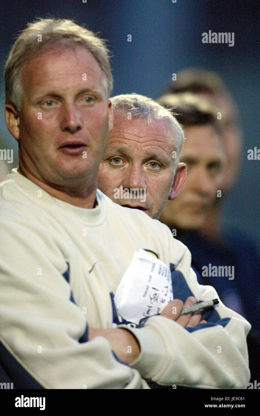 KEVIN BLACKWELL & PETER REID LEEDS UTD MANAGER & ASSISTANT BOOTHAM ...