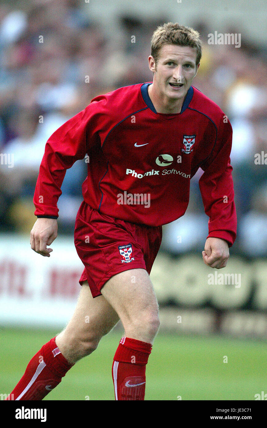 LEE BULLOCK YORK CITY FC BOOTHAM CRESCENT YORK ENGLAND 23 July 2003 ...