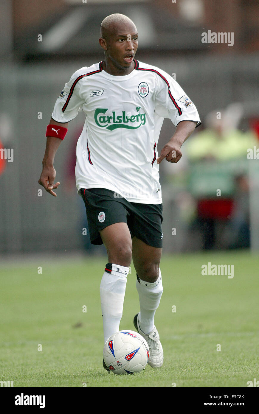 EL HADJI DIOUF LIVERPOOL FC CREWE ENGLAND 19 July 2003 Stock Photo - Alamy