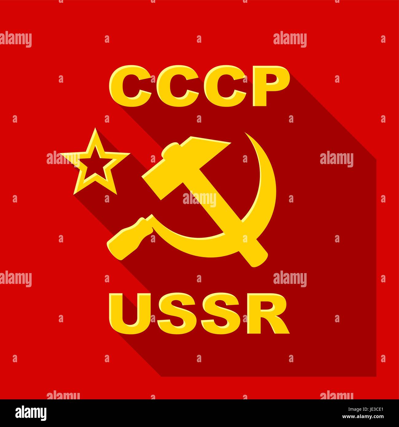 Soviet union flag sickle hi-res stock photography and images - Alamy