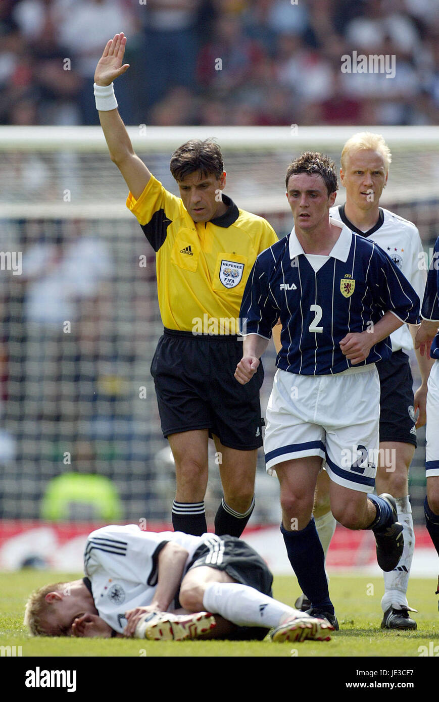 MAURICE ROSS & TOBIAS RAU SCOTLAND V GERMANY HAMPDEN PARK GLASGOW ...