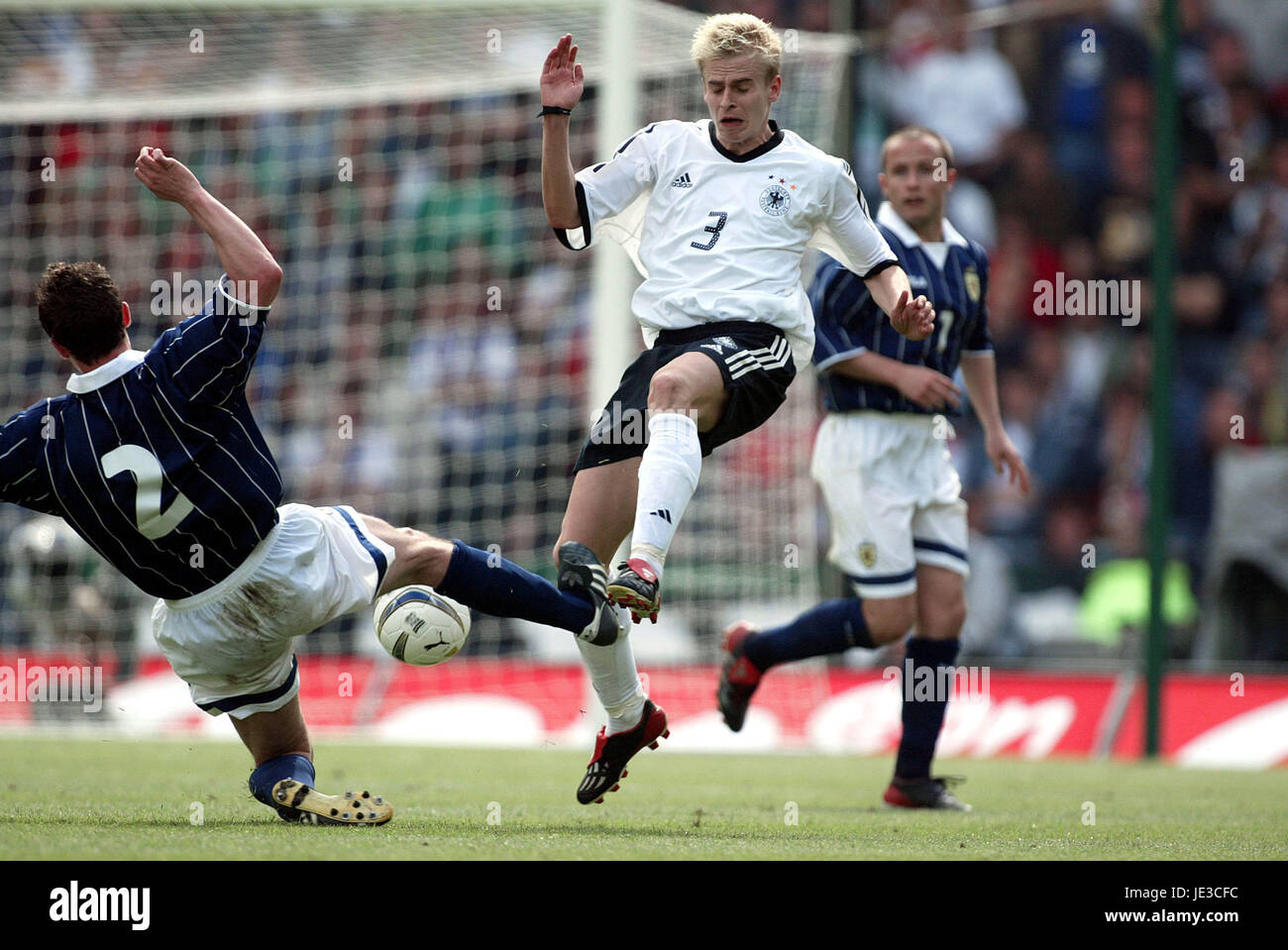MAURICE ROSS & TOBIAS RAU SCOTLAND V GERMANY HAMPDEN PARK GLASGOW ...