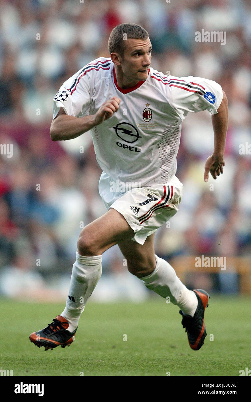 ANDRIY SHEVCHENKO AC MILAN OLD TRAFFORD MANCHESTER ENGLAND 28 May 2003 ...