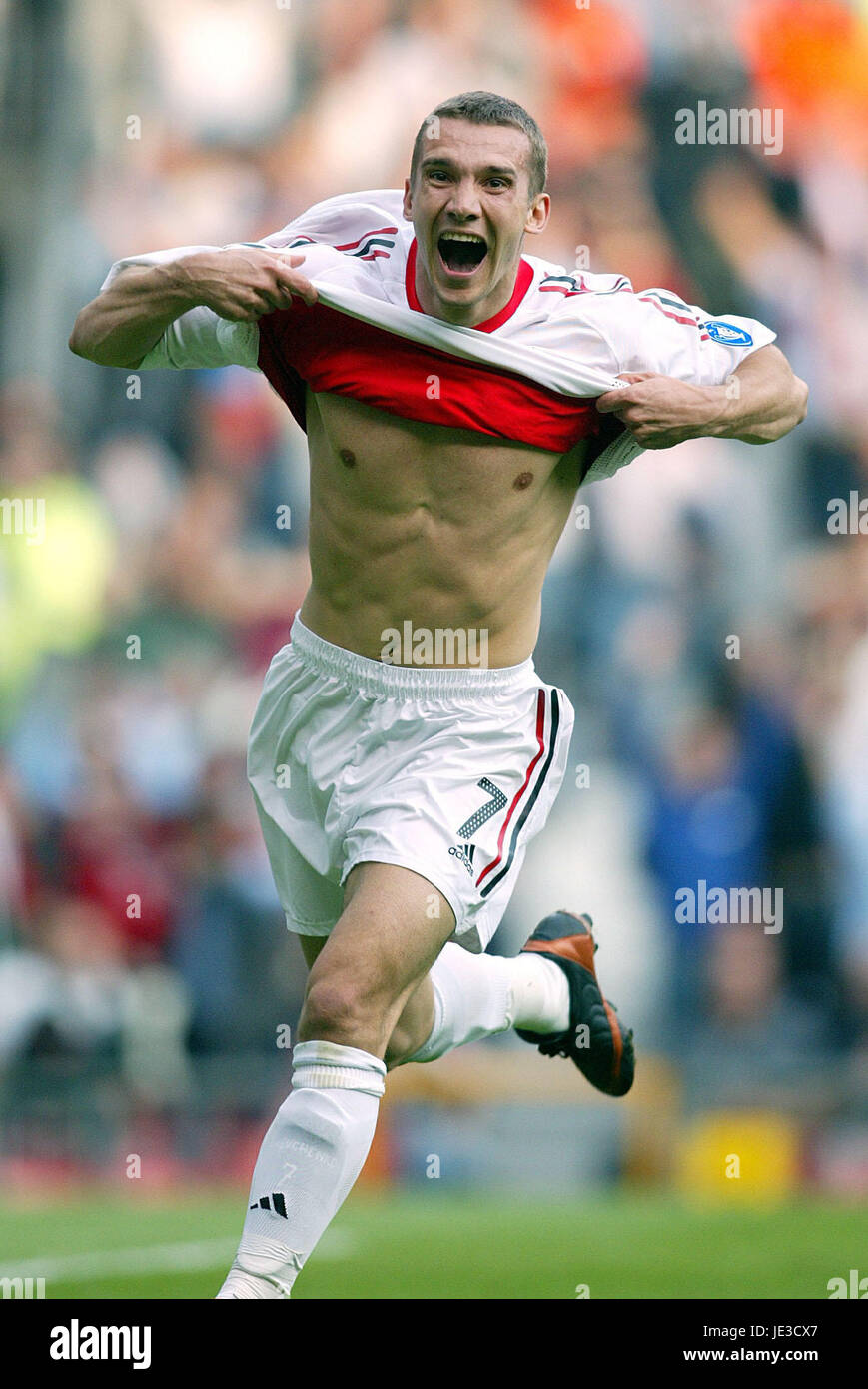 ANDRIY SHEVCHENKO JUVENTUS V AC MILAN OLD TRAFFORD MANCHESTER ENGLAND ...
