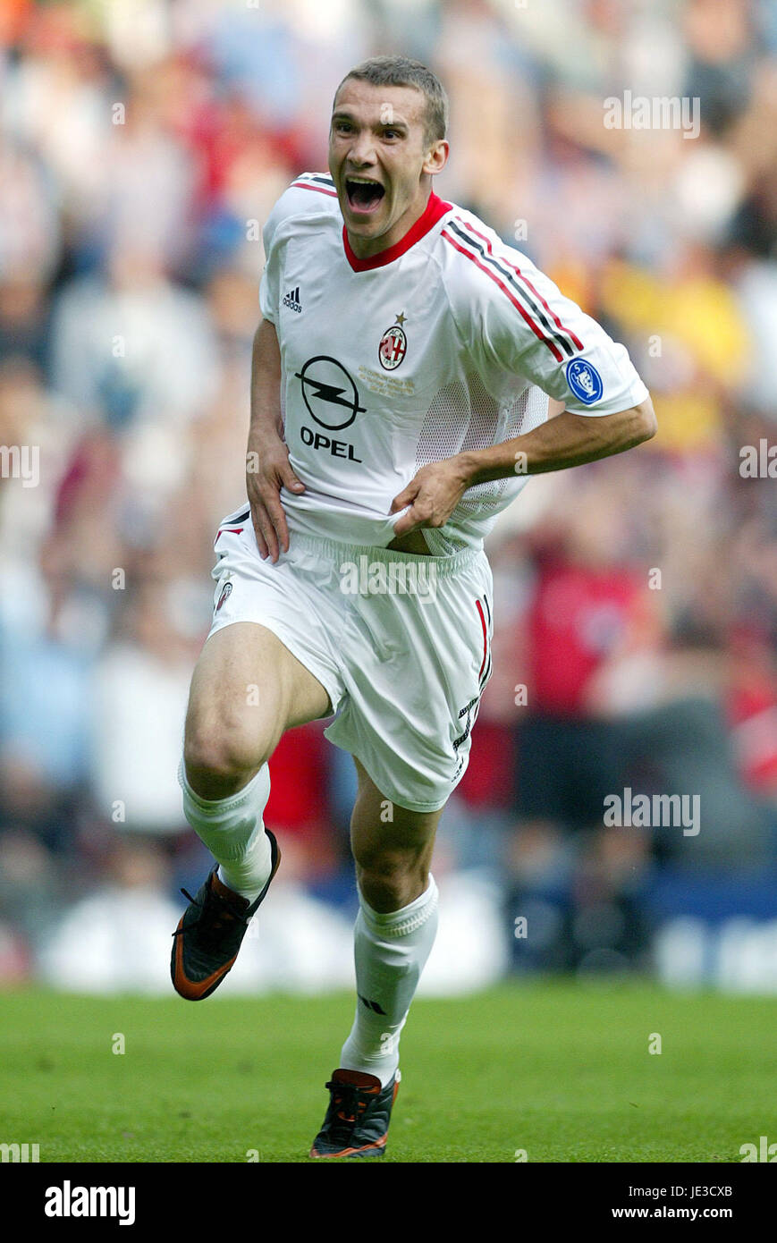 ANDRIY SHEVCHENKO JUVENTUS V AC MILAN OLD TRAFFORD MANCHESTER ENGLAND ...